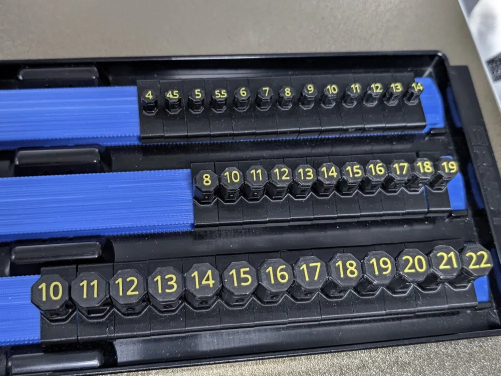 The Ultimate Socket Organizer Labels Metric & SAE - Free 3D Print Model ...