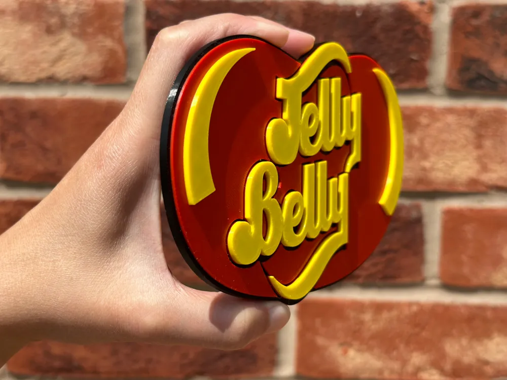 Jelly Belly Logo by FatDogMakerWorld: Download Free 3D Models