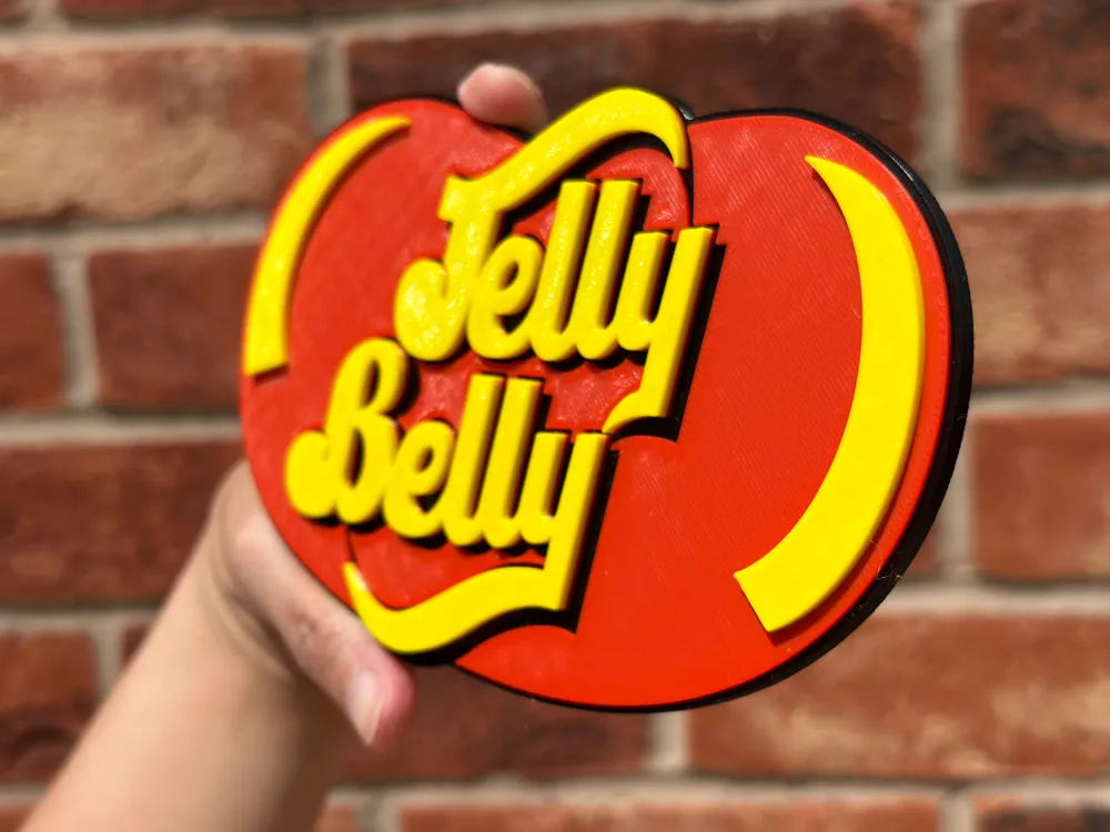 Jelly Belly Logo by FatDogMakerWorld: Download Free 3D Models