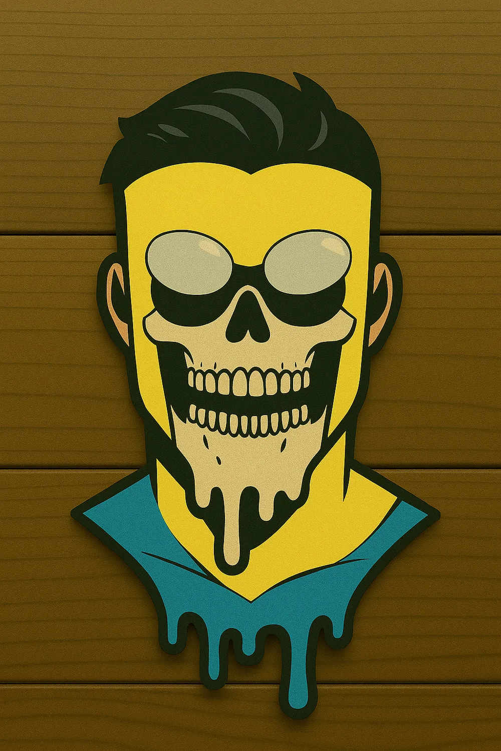 Invincible Melting Skull Wallart by 3DPrintsForYou MakerWorld: Download ...