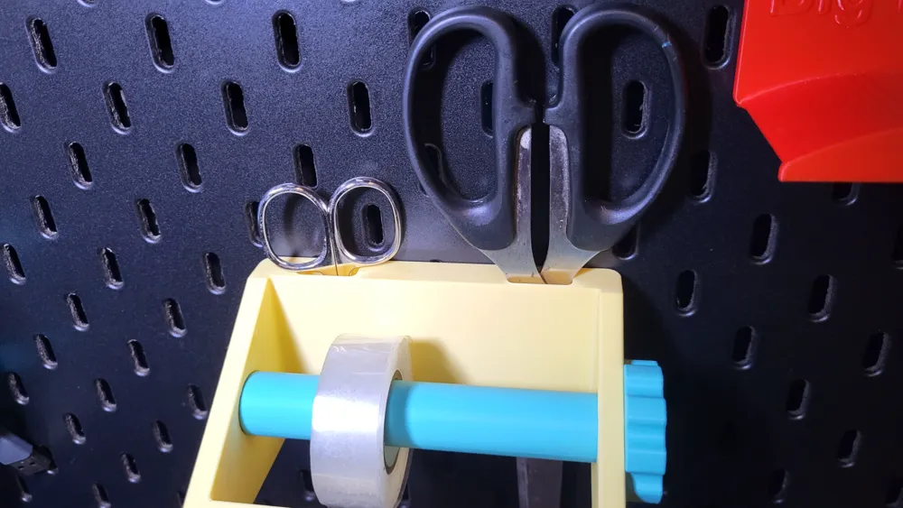Pegboard Tape and Scissor Holder by Art Design. 3D - MakerWorld