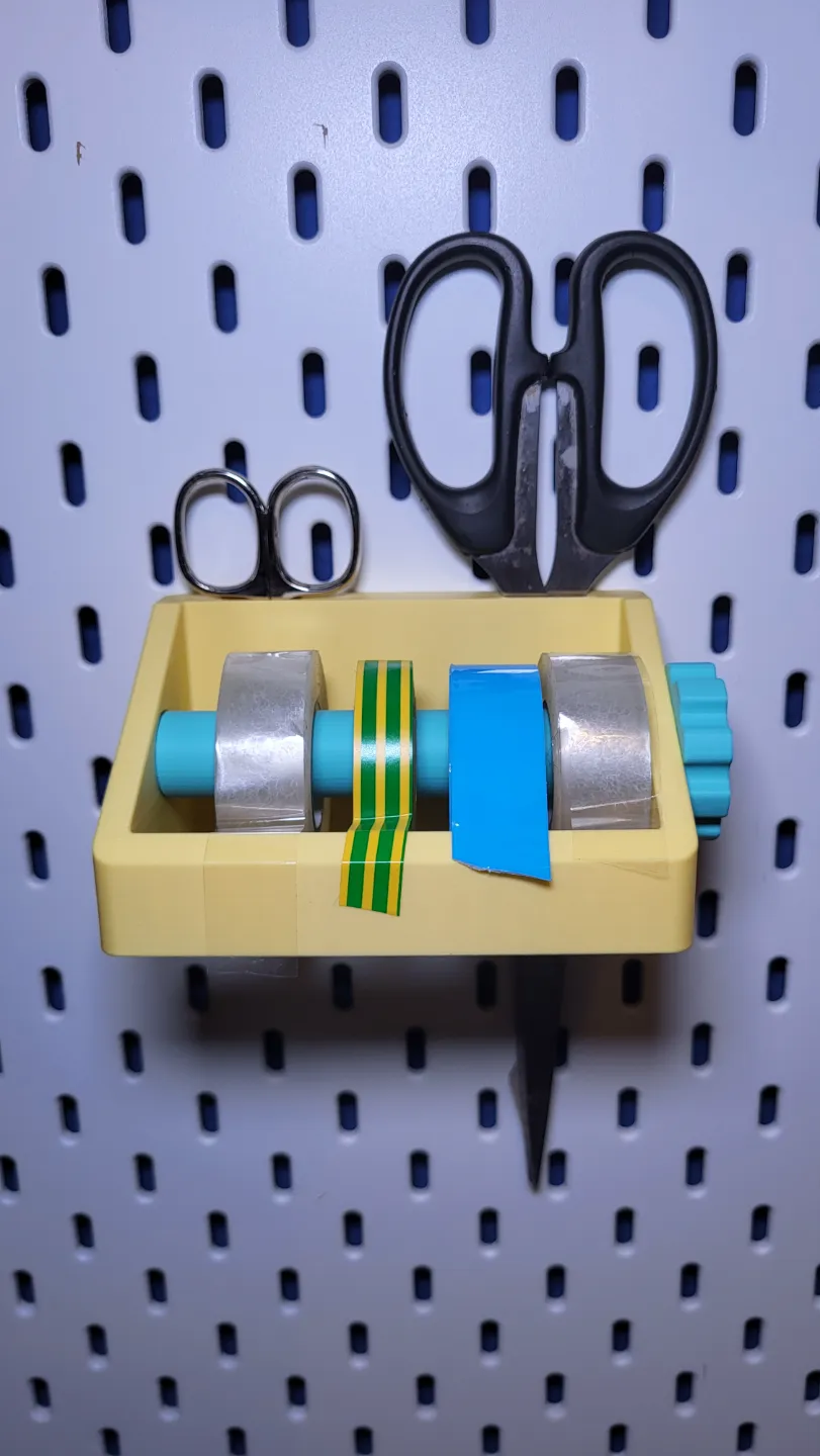 Pegboard Tape and Scissor Holder by Art Design. 3D - MakerWorld