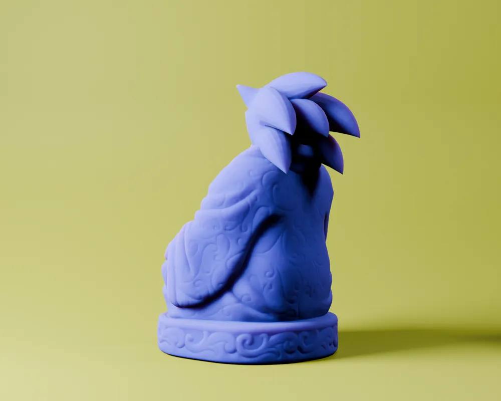 Sonic Buddha - Sonic the Hedgehog as Buddha by DigerTorsk MakerWorld ...