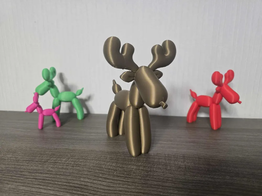 Balloon Moose * No AMS - Free 3D Print Model - MakerWorld