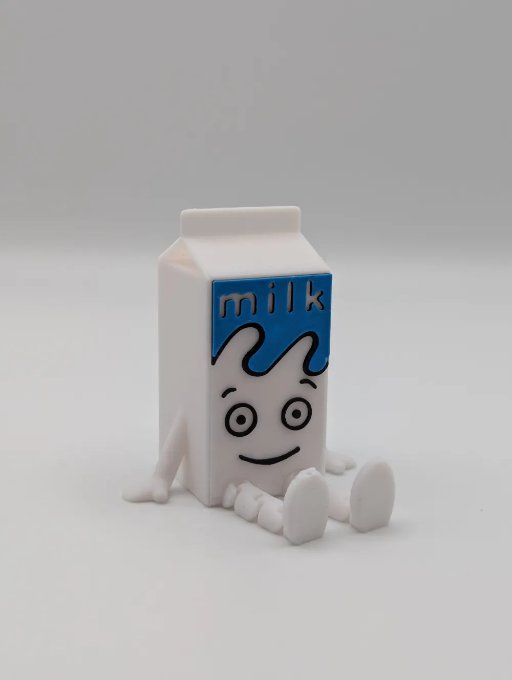 Cute Articulated Milk Carton - Free 3D Print Model - MakerWorld