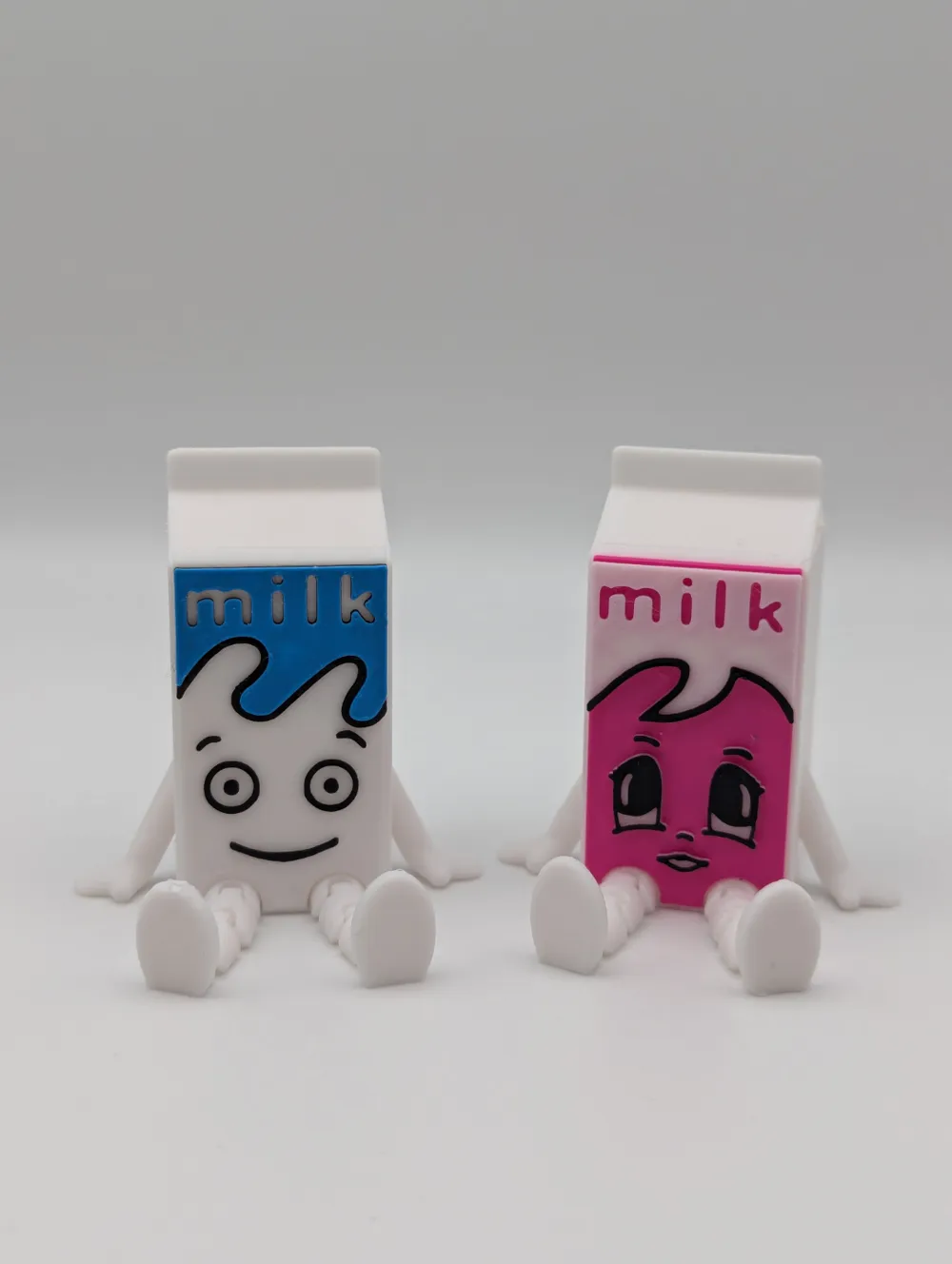 Cute Articulated Milk Carton - Free 3D Print Model - MakerWorld