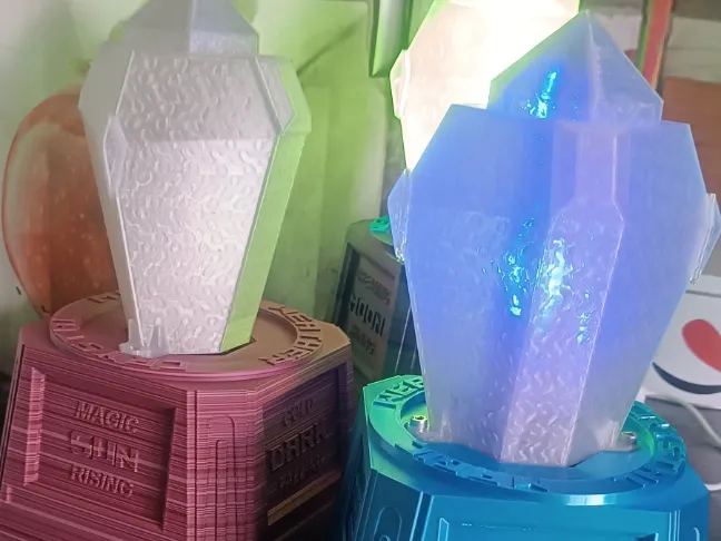 Magic Weather Crystal Lamp - Free 3D Print Model - MakerWorld
