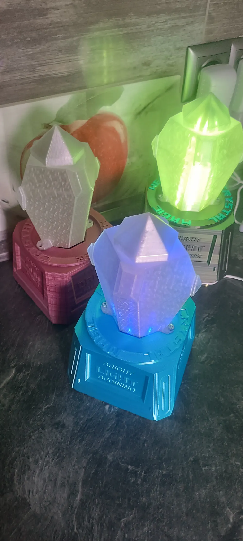 Magic Weather Crystal Lamp - Free 3D Print Model - MakerWorld