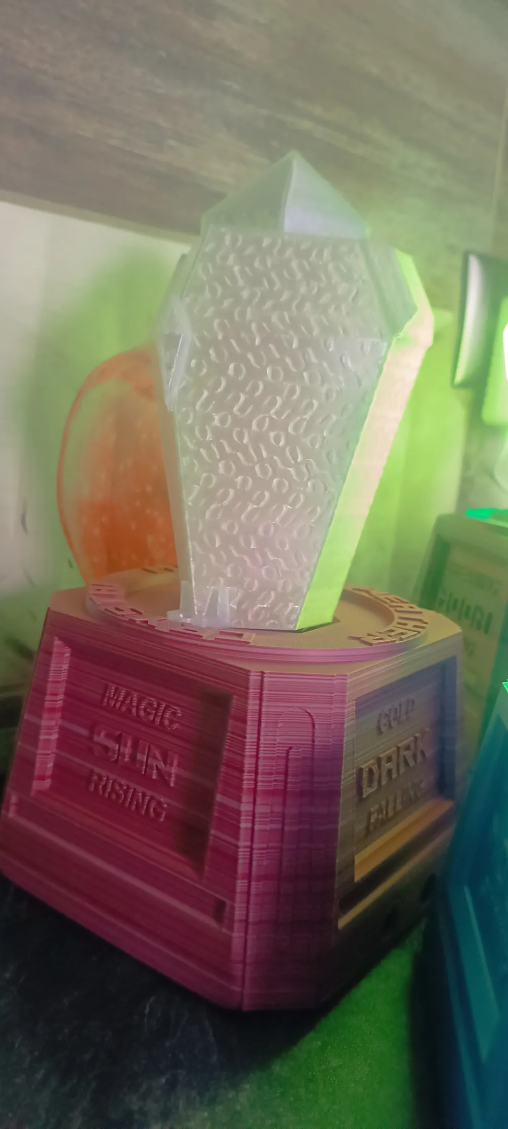 Magic Weather Crystal Lamp - Free 3D Print Model - MakerWorld
