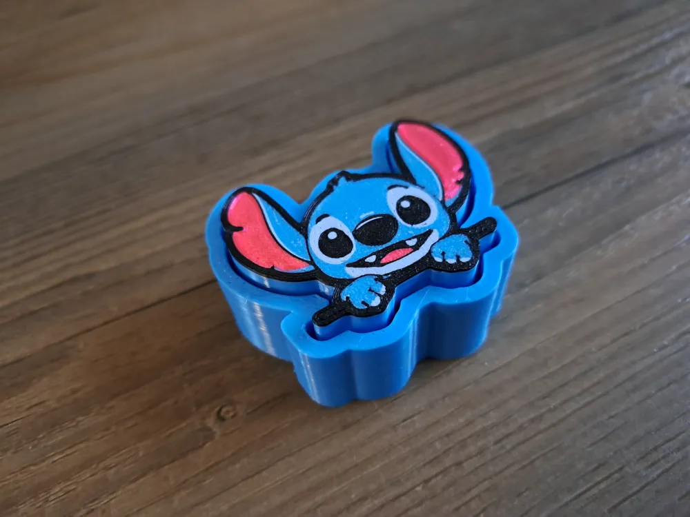 Stitch fidget clicker toy using keyboard switch by ...