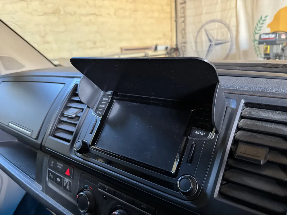 Vw T6 Infotainment Sun Shade by alby42 MakerWorld: Download Free 3D Models