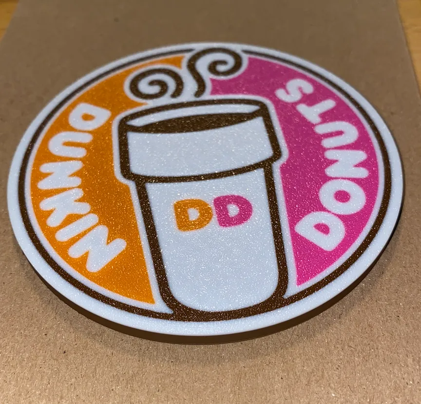 Dunkin Coaster by specialtkay19 - MakerWorld