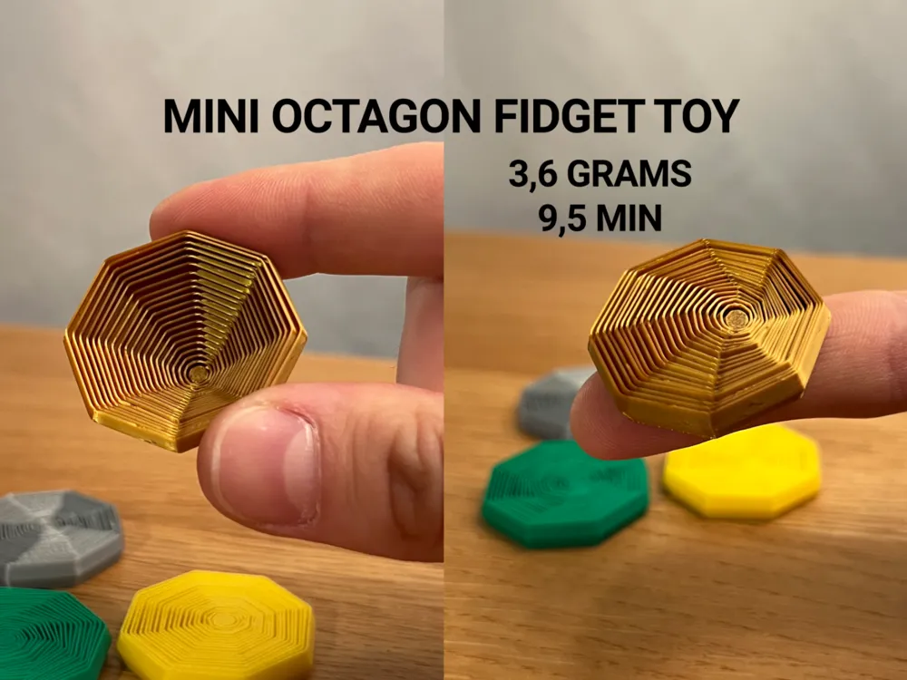 Mini Octagon Fidget Toy by fifindr MakerWorld: Download Free 3D Models