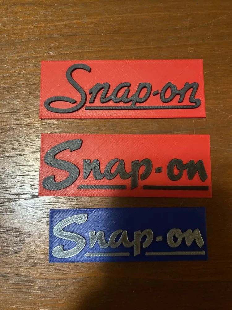 vintage snap on tools toolbox badges by Eric36 MakerWorld: Download Free 3D Models