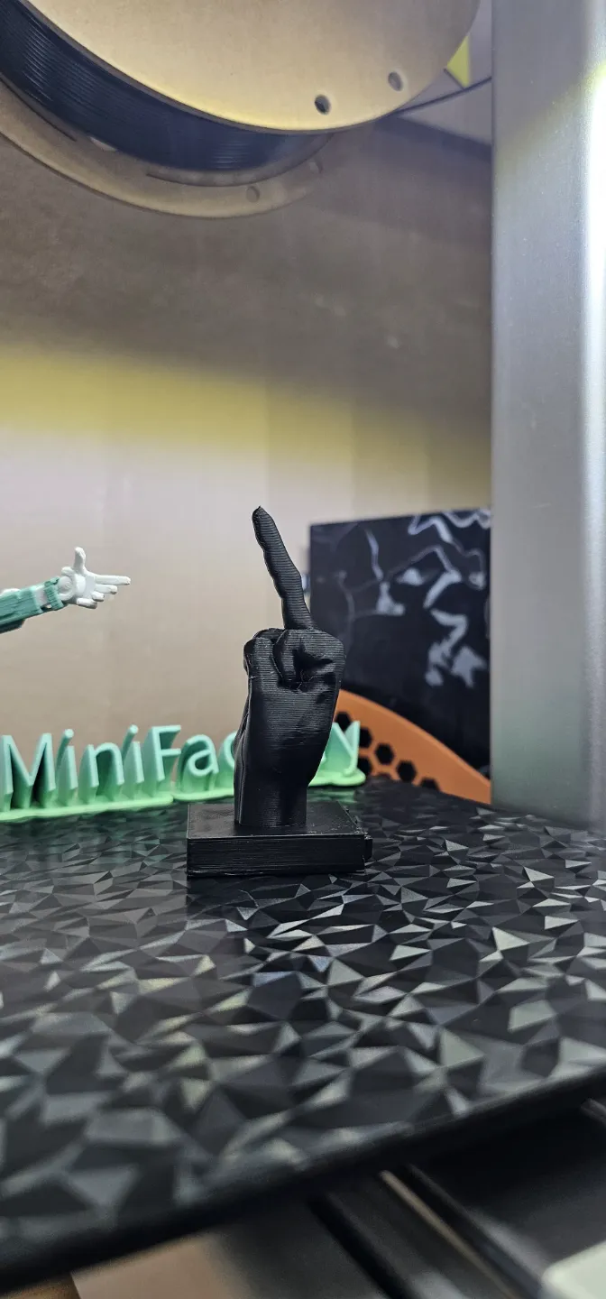 Middle finger Wata Fuck - Free 3D Print Model - MakerWorld