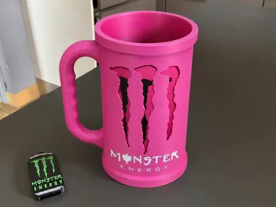 MONSTER ENERGY CAN HOLDER - Free 3D Print Model - MakerWorld