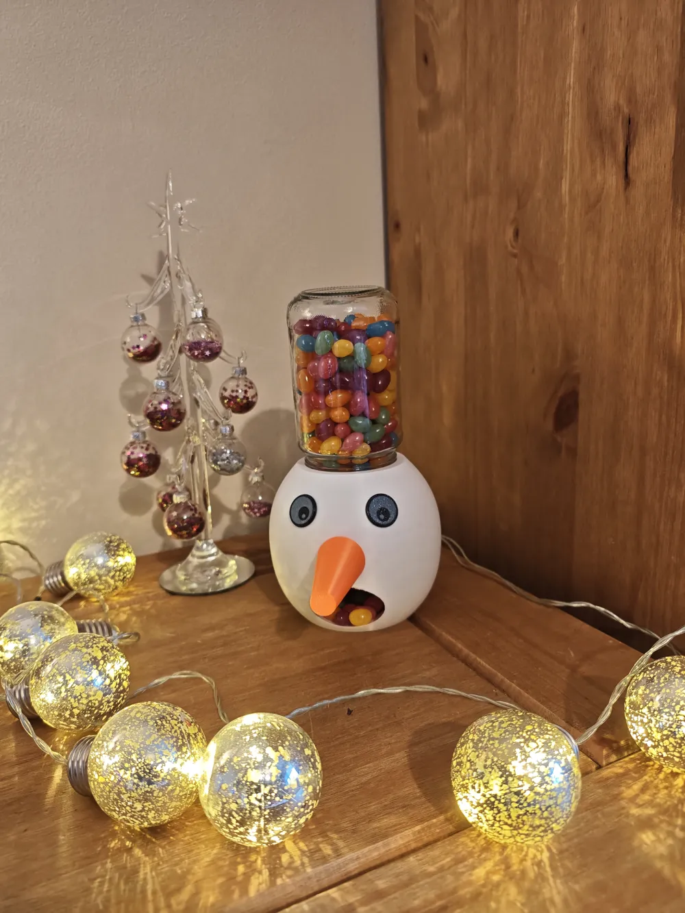 Christmas Jam/Mason Jar Sweet (Candy) Dispenser - Free 3D Print Model ...