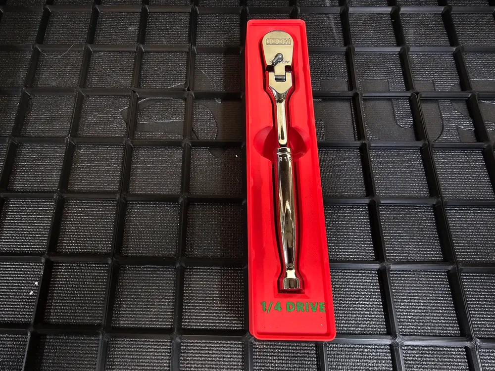 ICON 1/4 in. Drive Flex Head Ratchet Gridfinity by Ghostrider9310 ...