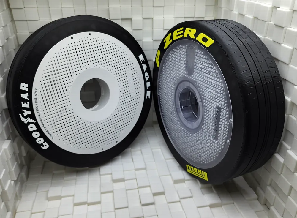 Bambu Spool Tires - 1 Color change - No Supports by TripleGWorkshop ...