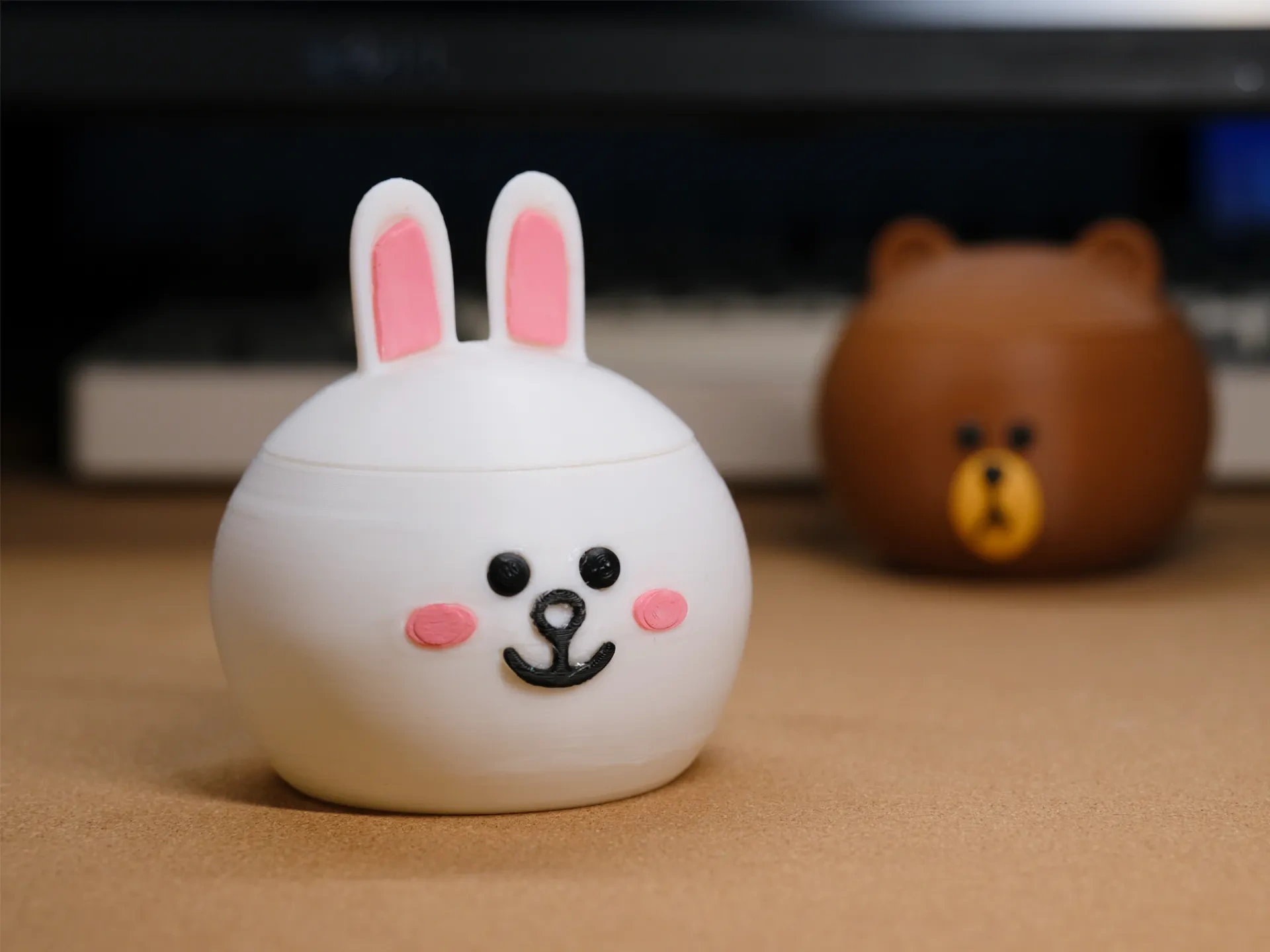 Linefriends Cony Rabbit Storage Box by Foximg MakerWorld: Download Free ...