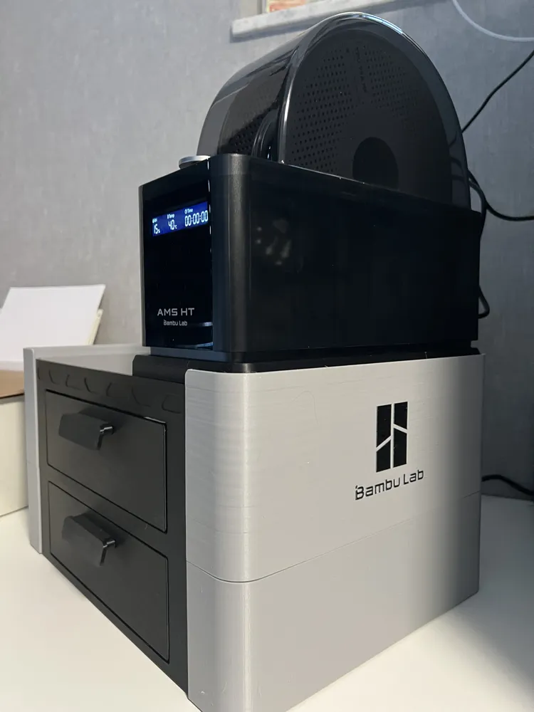 AMS HT Stackable gridfinity Storage unit - Free 3D Print Model - MakerWorld