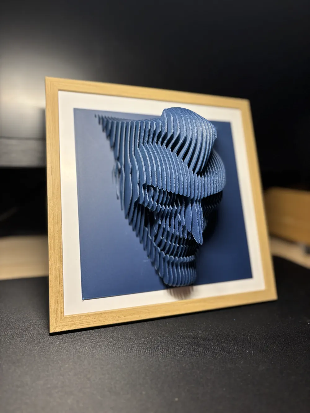 Joker layered sculpture - Free 3D Print Model - MakerWorld