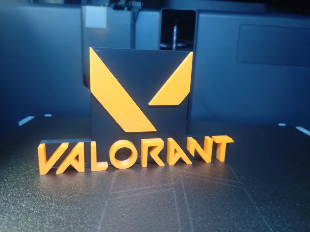 Valorant Logo Stand - Free 3D Print Model - MakerWorld