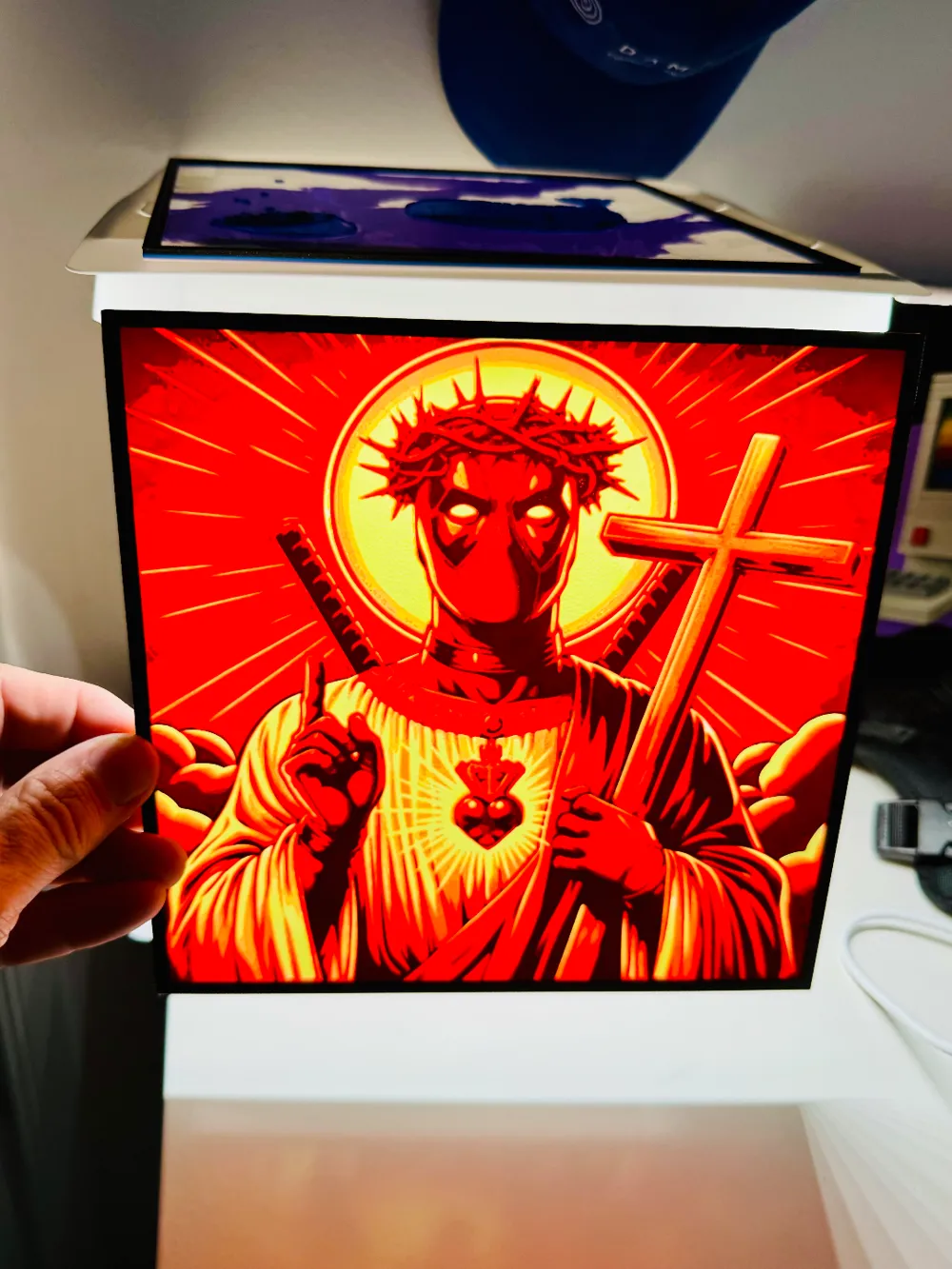 Deadpool: Marvel Jesus! Light Box for LED/USB Backlight - Includes back ...
