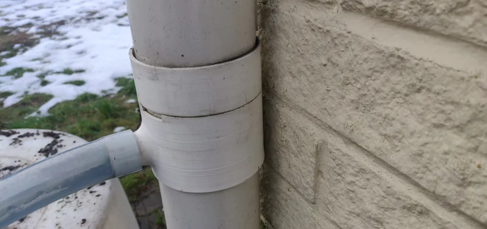 Rain water collector 100mm tube Remixed by datas0ft MakerWorld ...
