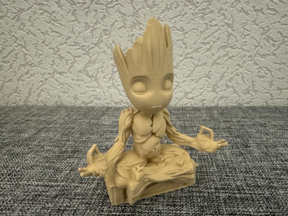Baby Groot on a Magic Chest by Talvor MakerWorld: Download Free 3D Models