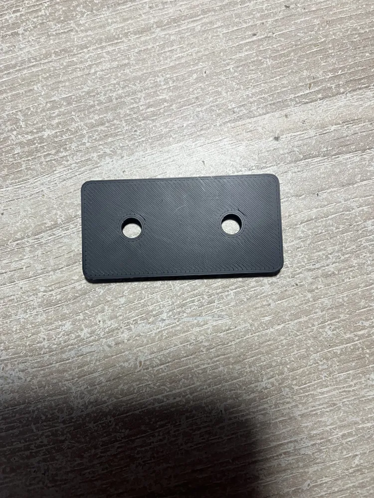 2-hole junction plate - Free 3D Print Model - MakerWorld