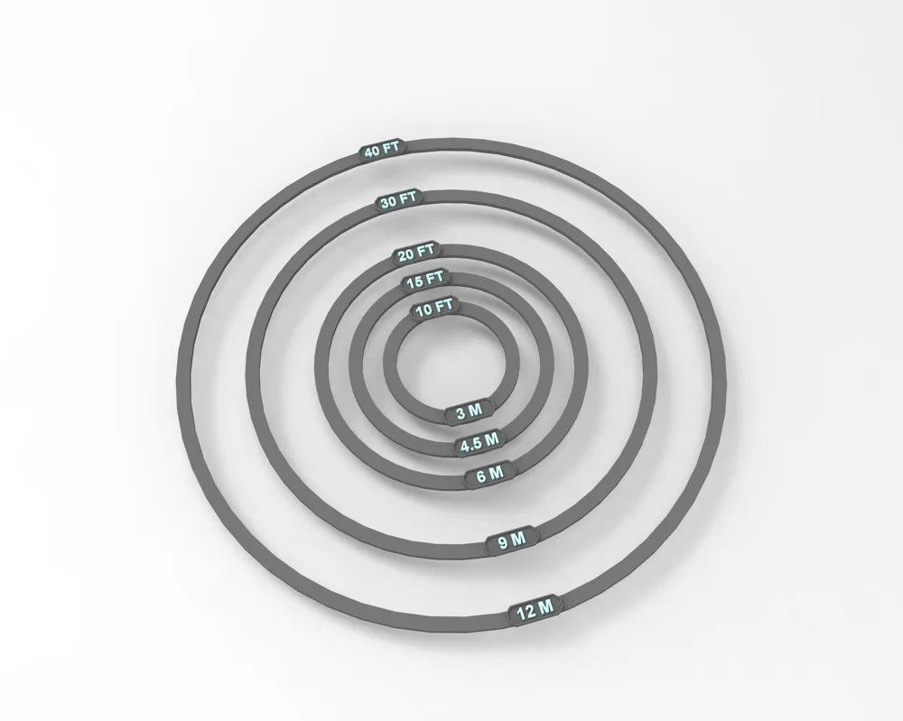 DnD 5e Measuring Tool Spells by Layerlines STUDIOS MakerWorld: Download ...