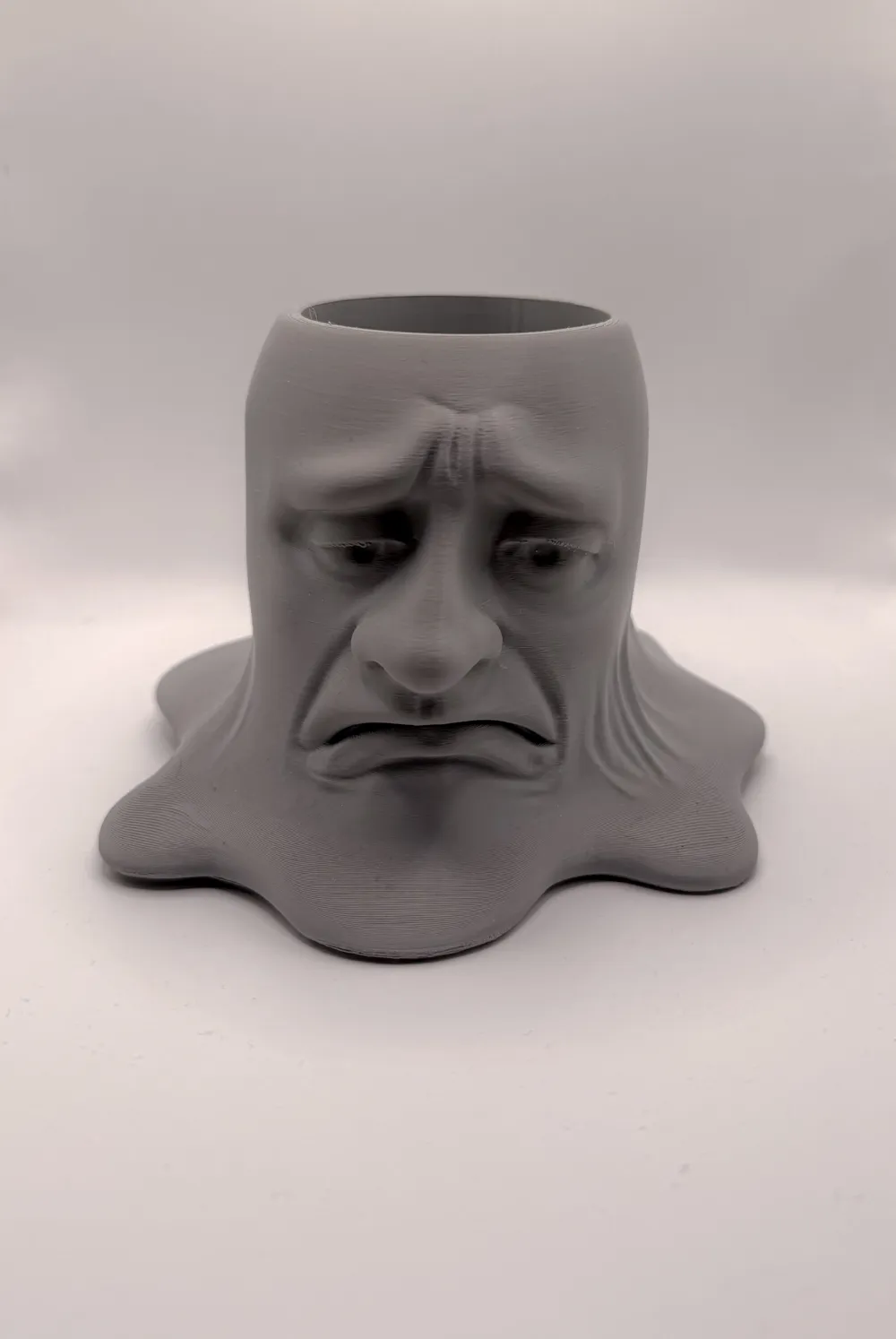 Melting Face Pen Holder by krille004 MakerWorld: Download Free 3D Models