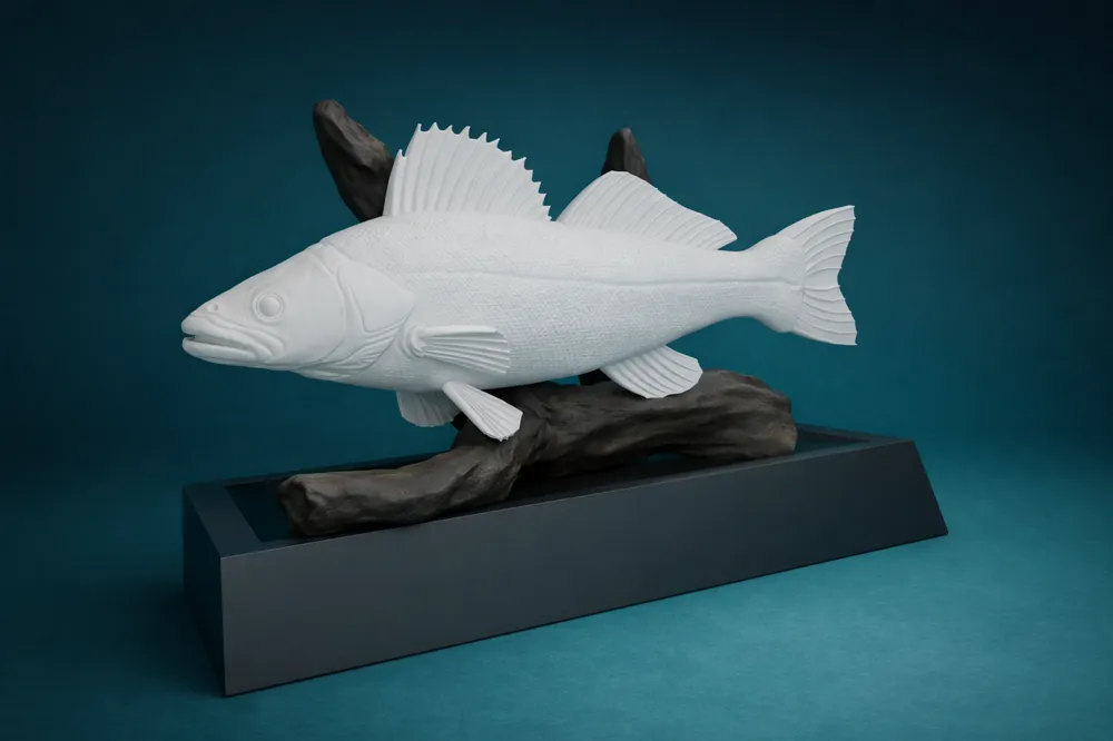 Zander– Fishing Display – STL - Free 3D Print Model - MakerWorld