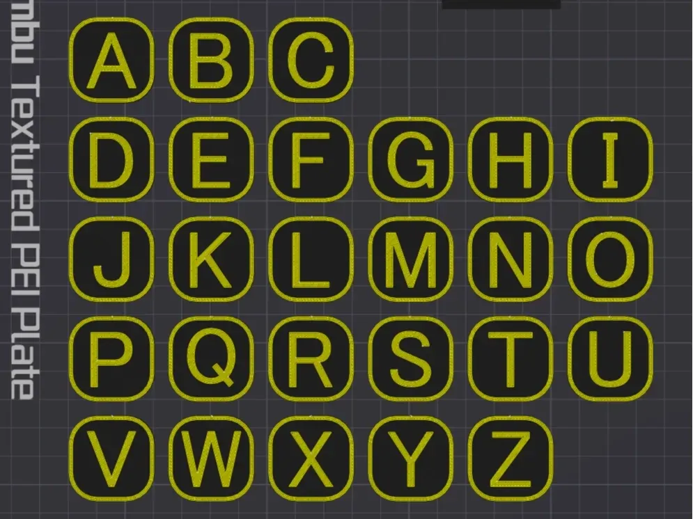 English Alphabet Magnetic Whiteboard Stickers by wbjazy - MakerWorld