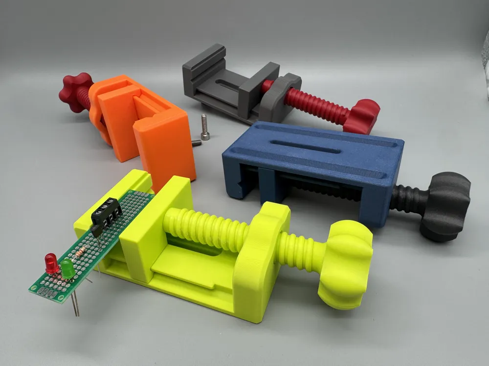 stable vice, clamp, made of only three parts by practical3D MakerWorld: Download Free 3D Models