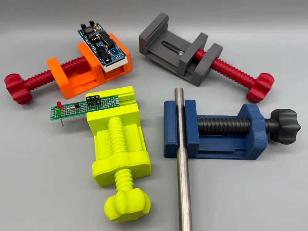 stable vice, clamp, made of only three parts by practical3D MakerWorld: Download Free 3D Models