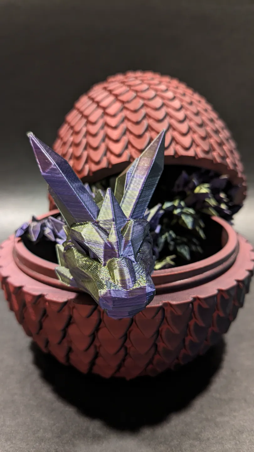 Scaly Dragon Egg with Threads by Simple Solutions 3D MakerWorld ...