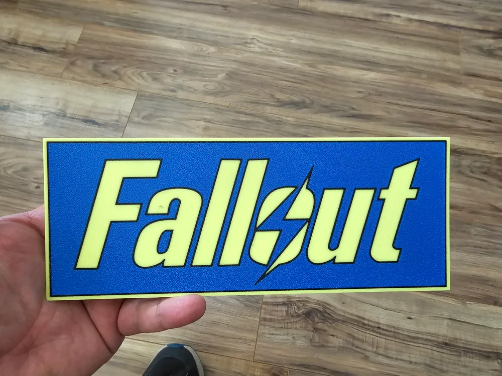 Fallout sign by DMurr5050 - MakerWorld