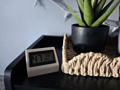 Thermometer Hygrometer Stand - Free 3D Print Model - MakerWorld