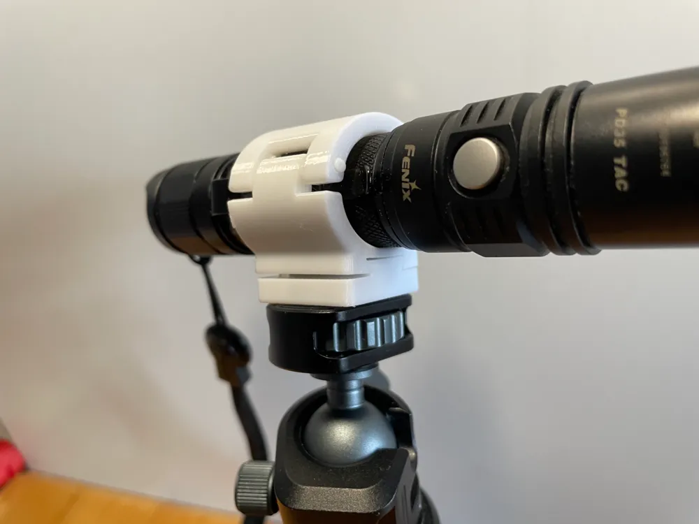 flashlight mount&magnet mount for tripod by user_3590226194 MakerWorld ...