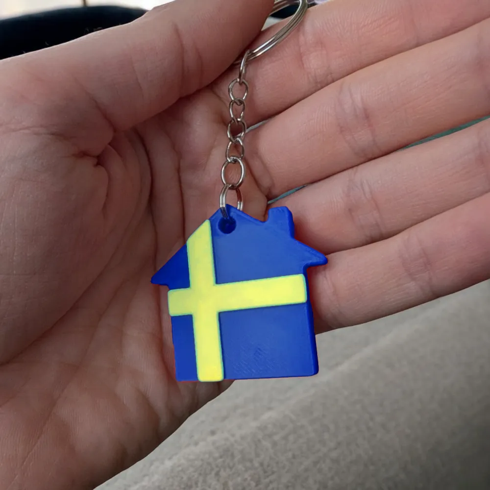 Sweden / Denmark / Finland Keychain by Sanciio - MakerWorld