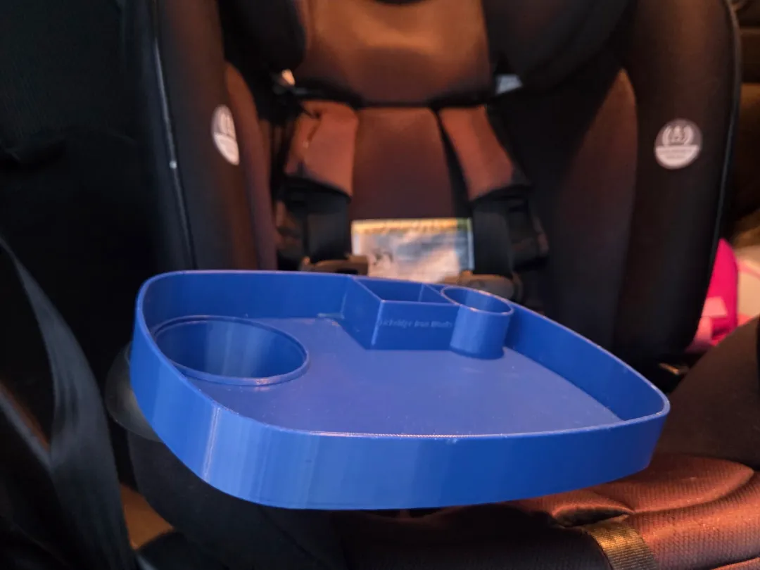 car seat food tray - Free 3D Print Model - MakerWorld