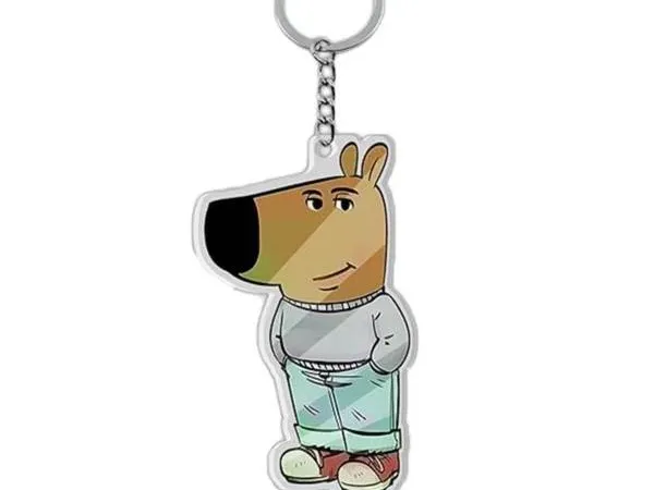 Chill guy keychain - Free 3D Print Model - MakerWorld
