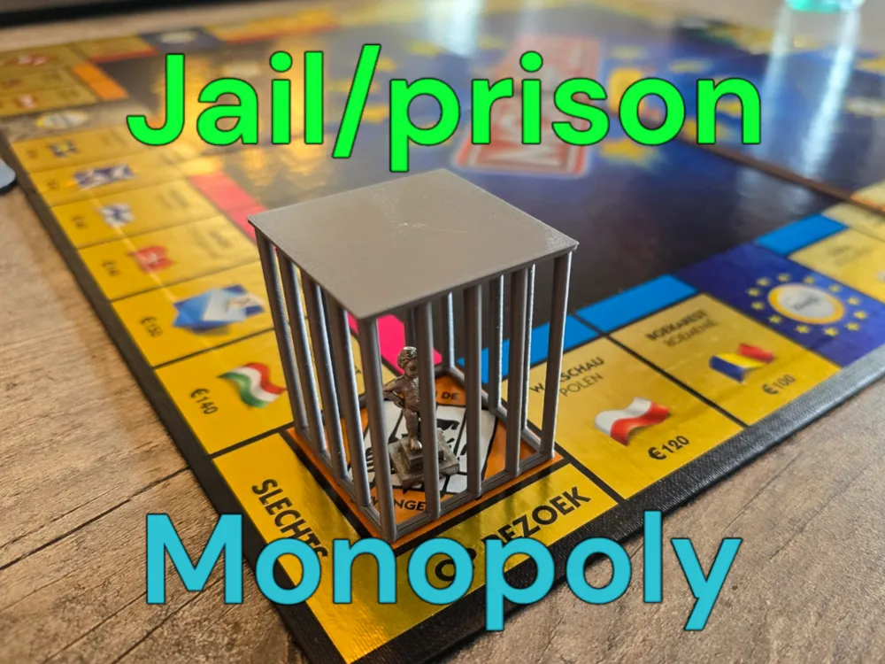 Monopoly jail / prison! by KoBuCRAFTS - MakerWorld