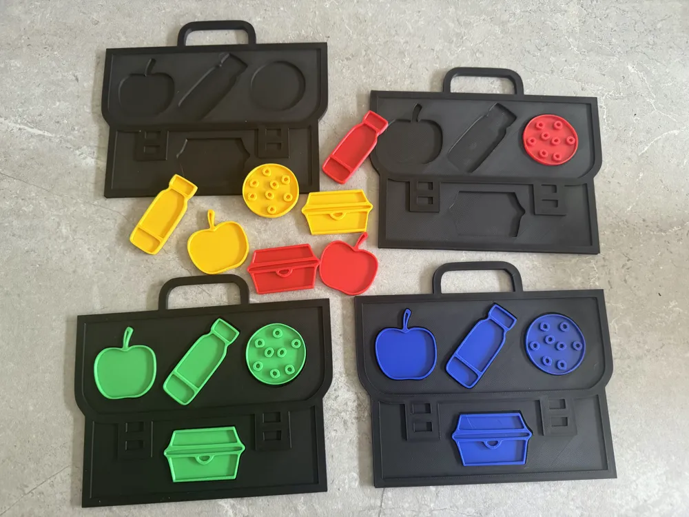 School Bag Game by Juf Sophie MakerWorld: Download Free 3D Models