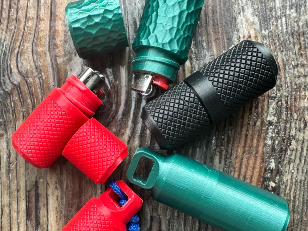 Bic lighter waterproof case,six styles by lancezhc - MakerWorld