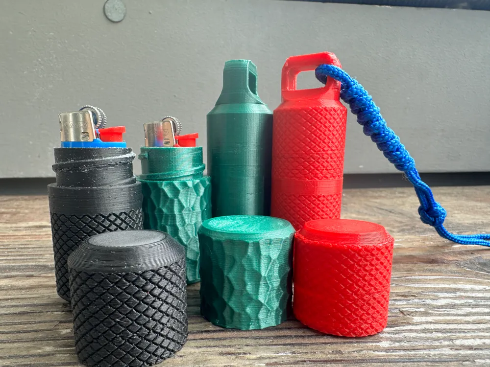 Bic lighter waterproof case,six styles by Trent Studio MakerWorld ...