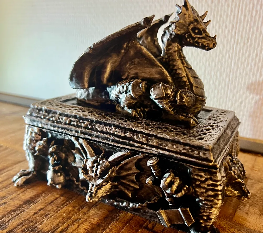 Dragon Storage Box Remixed by JJ Deluxe Designs - MakerWorld