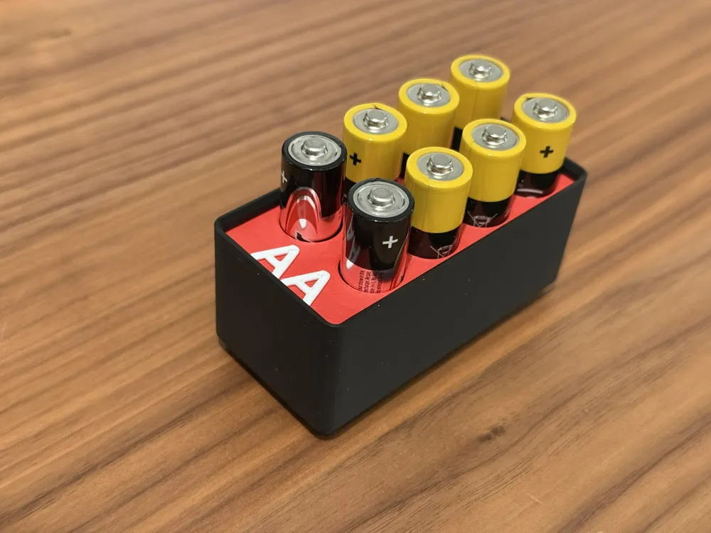 Gridfinity Bin AA Battery Holder - Free 3D Print Model - MakerWorld